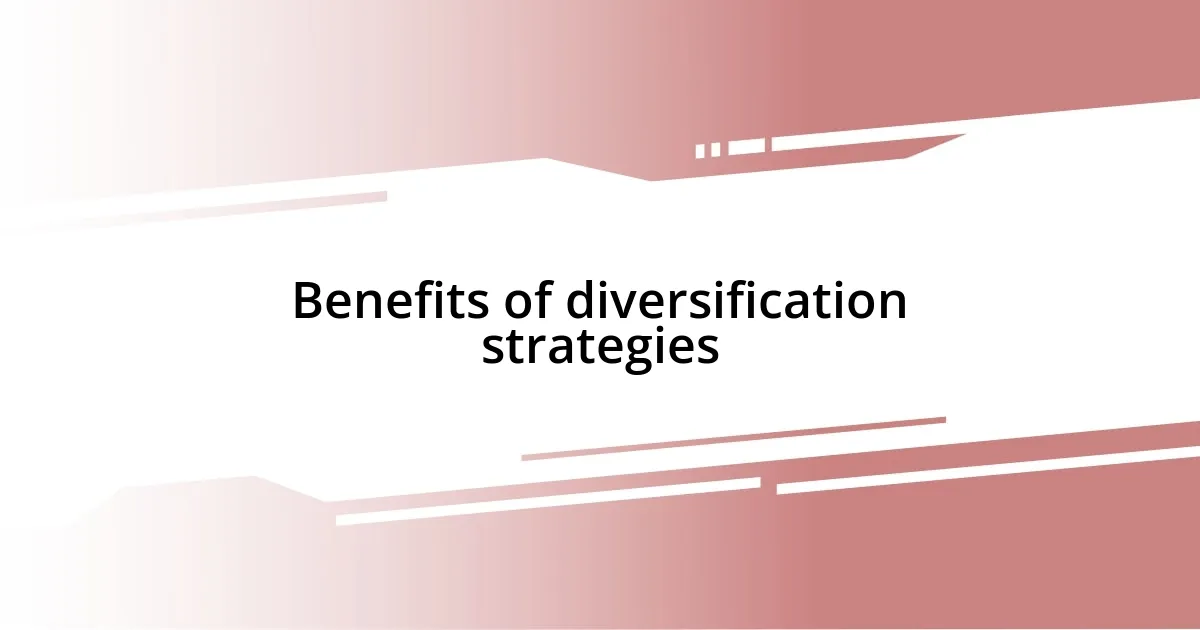 My thoughts about diversification techniques / stuartreid.co.za